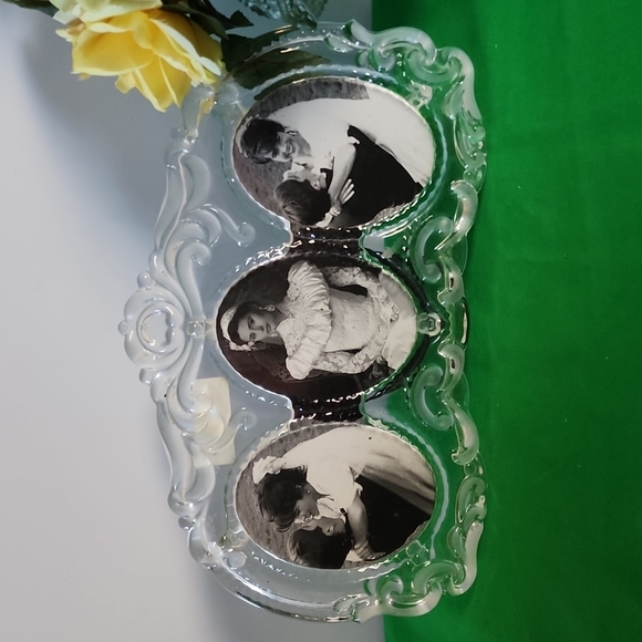 Mikasa | Accents | Mikasa Princess Crystal Triple Picture Frame Germany ...